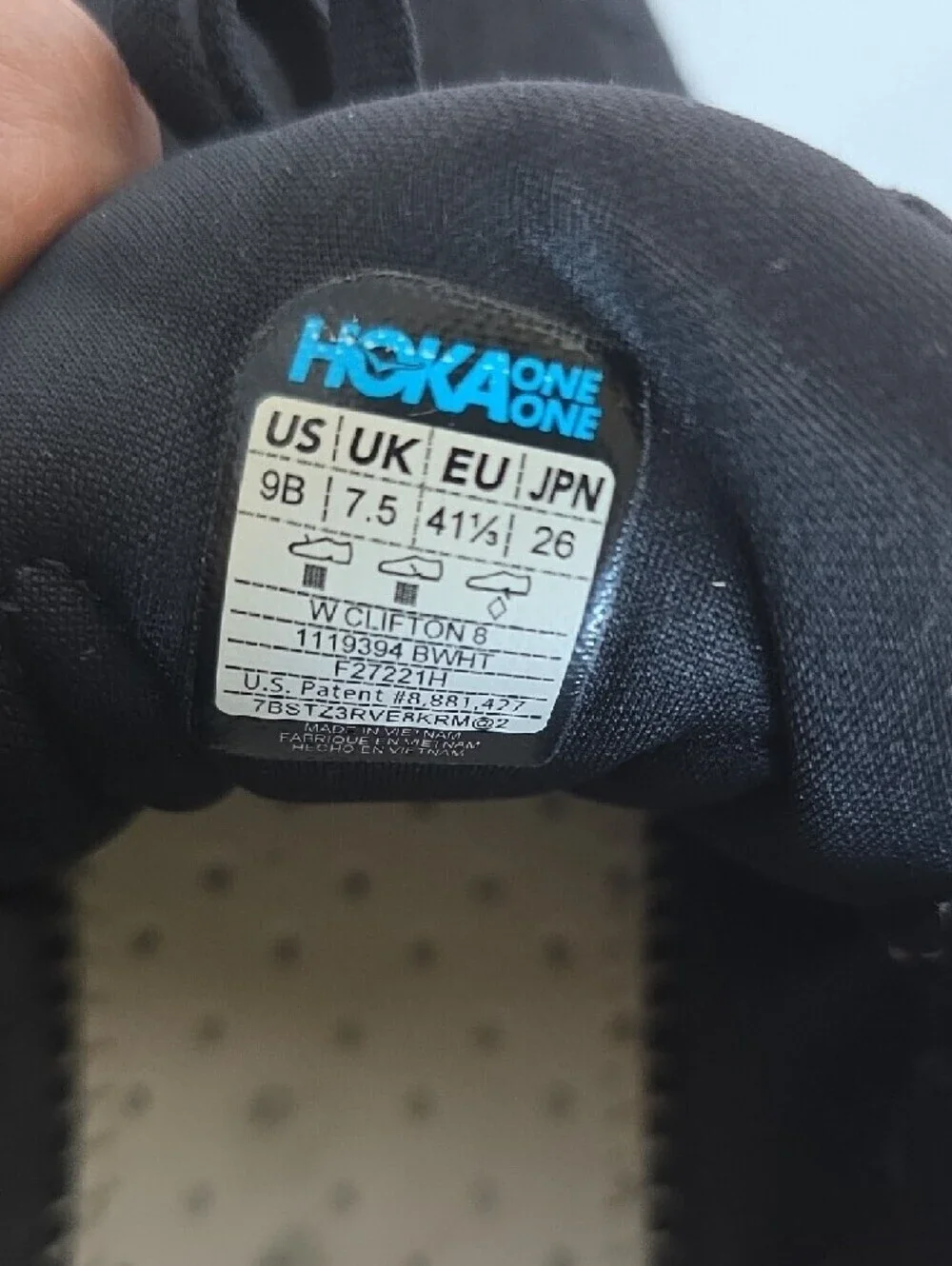 Hoka | Shoes | Hoka Clifton 8 Size 9 Womens Athletic Sneakershoe | Poshmark